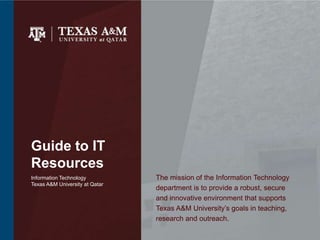 IT orientation presentation guide | PPTX