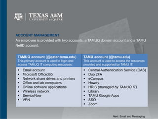 IT orientation presentation guide | PPTX