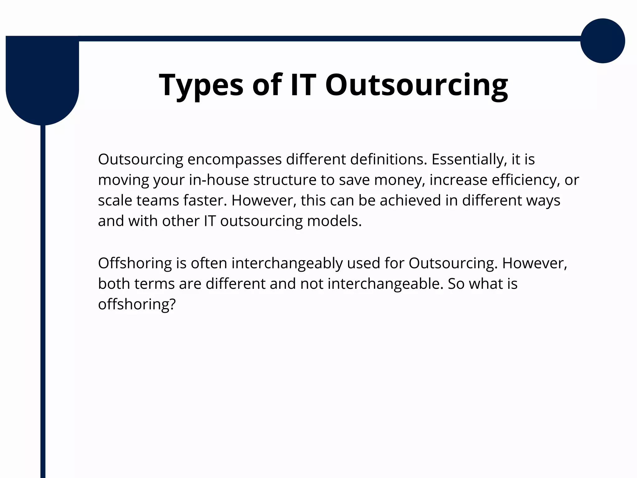 IT Outsourcing Business Model | PDF