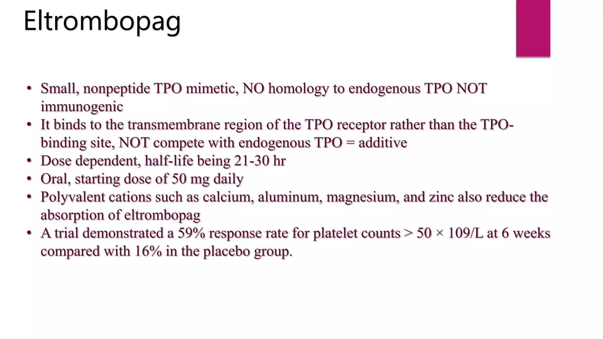 Refractory Idiopathic Thrombocytopenic Purpura | PPTX