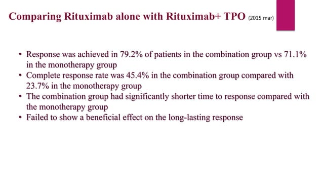 Refractory Idiopathic Thrombocytopenic Purpura | PPTX