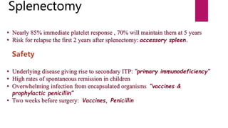 Refractory Idiopathic Thrombocytopenic Purpura | PPTX