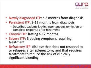 Immune thrombocyopenia (ITP) | PPTX