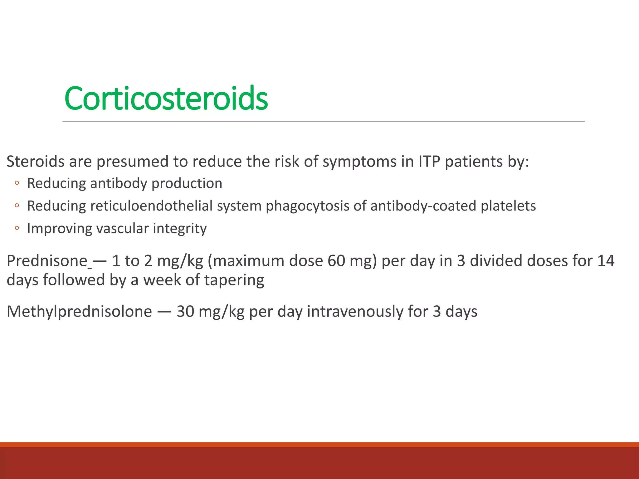 Idiopathic Thrombocytopenic Purpura | PPTX