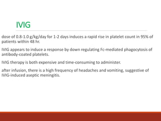 Idiopathic Thrombocytopenic Purpura | PPTX