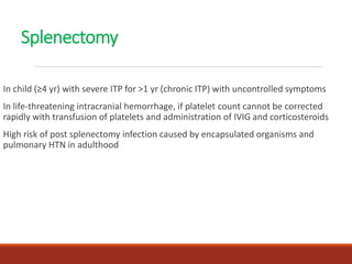 Idiopathic Thrombocytopenic Purpura | PPTX