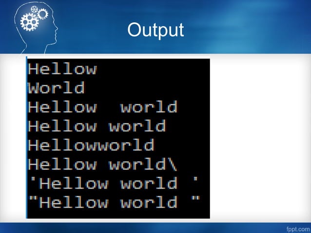 Introduction To Programming subject1.ppt