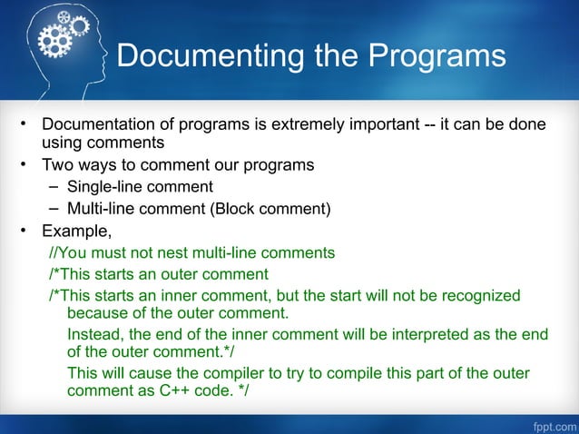 Introduction To Programming subject1.ppt