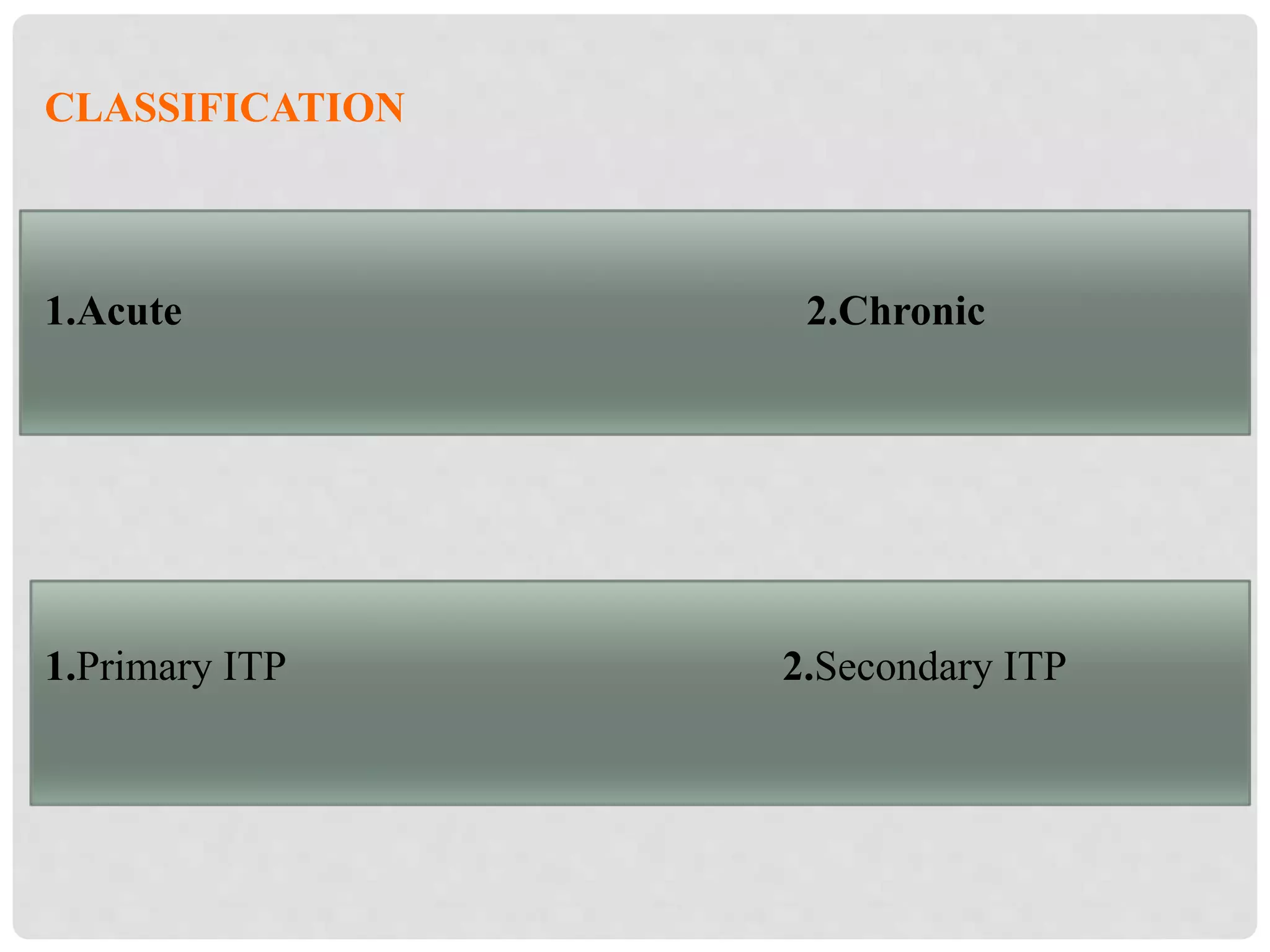 ITP - How to Approach | PPT | Blood Disorders | Diseases and Conditions