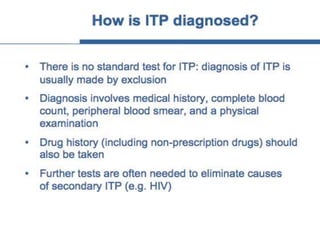 ITP - How to Approach | PPT | Blood Disorders | Diseases and Conditions