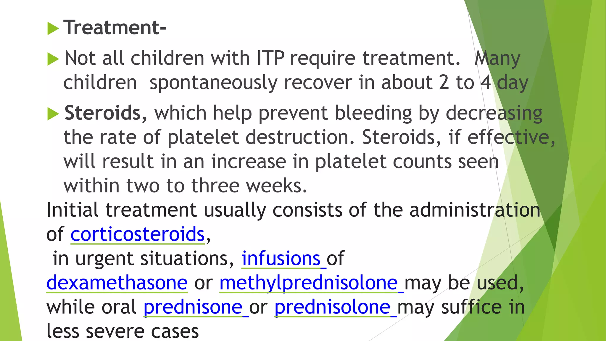 IDIOPATHIC THROMBOCYTOPENIC PURPURA (ITP) | PPTX