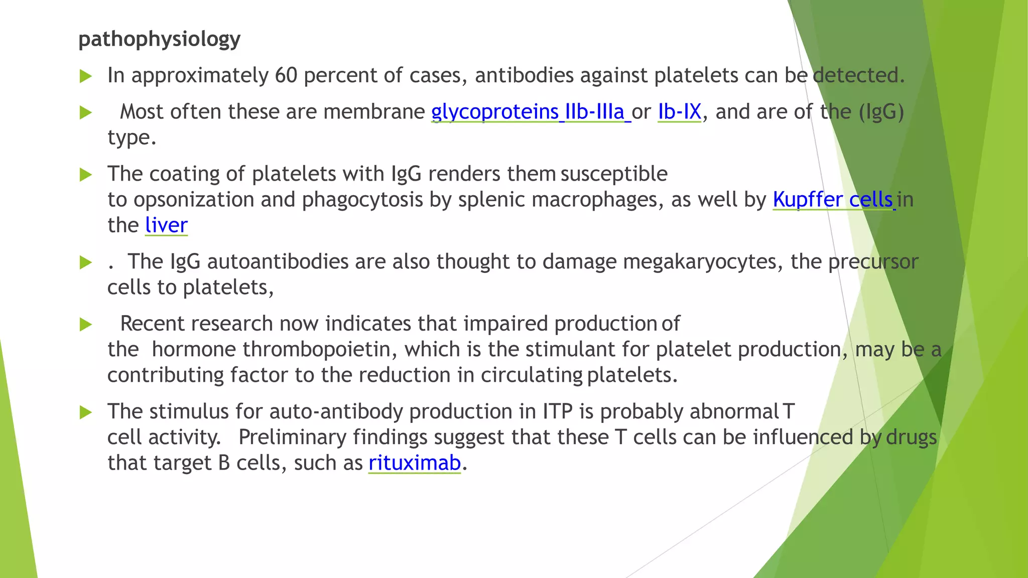 IDIOPATHIC THROMBOCYTOPENIC PURPURA (ITP) | PPTX