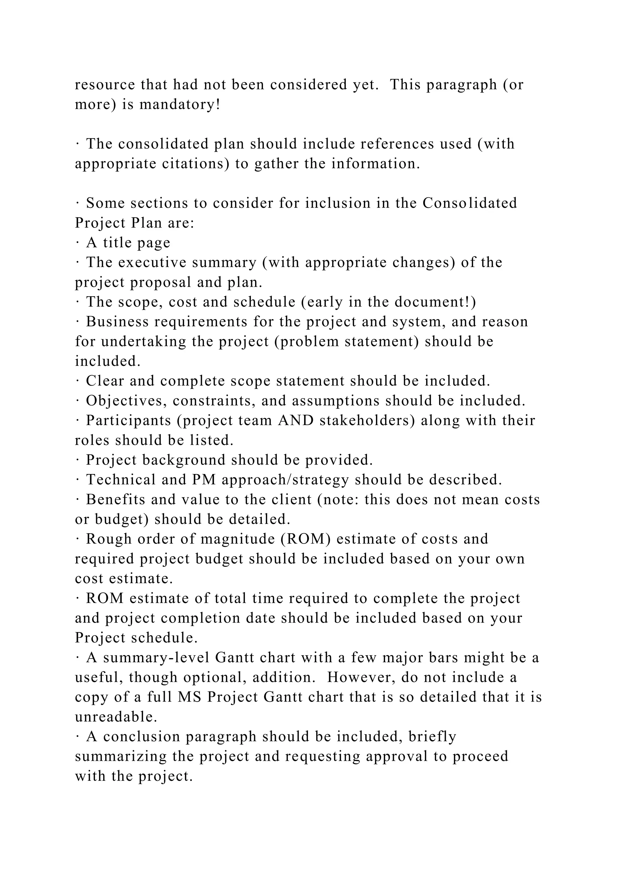 ITP-6 - Consolidated Project Management Plan(PMBOK 2, 3.5-3.7, 9).docx