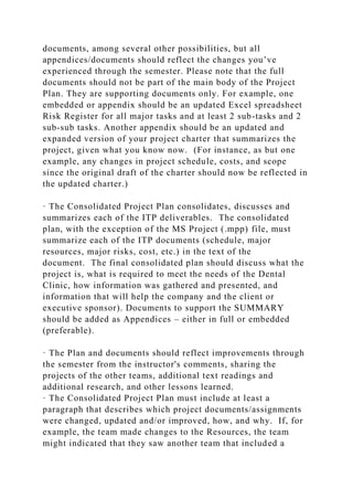 ITP-6 - Consolidated Project Management Plan(PMBOK 2, 3.5-3.7, 9).docx | Desktop Publishing ...