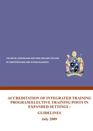 Itp accreditation-itp-elective-training-posts | PDF | Surgery | Medical ...