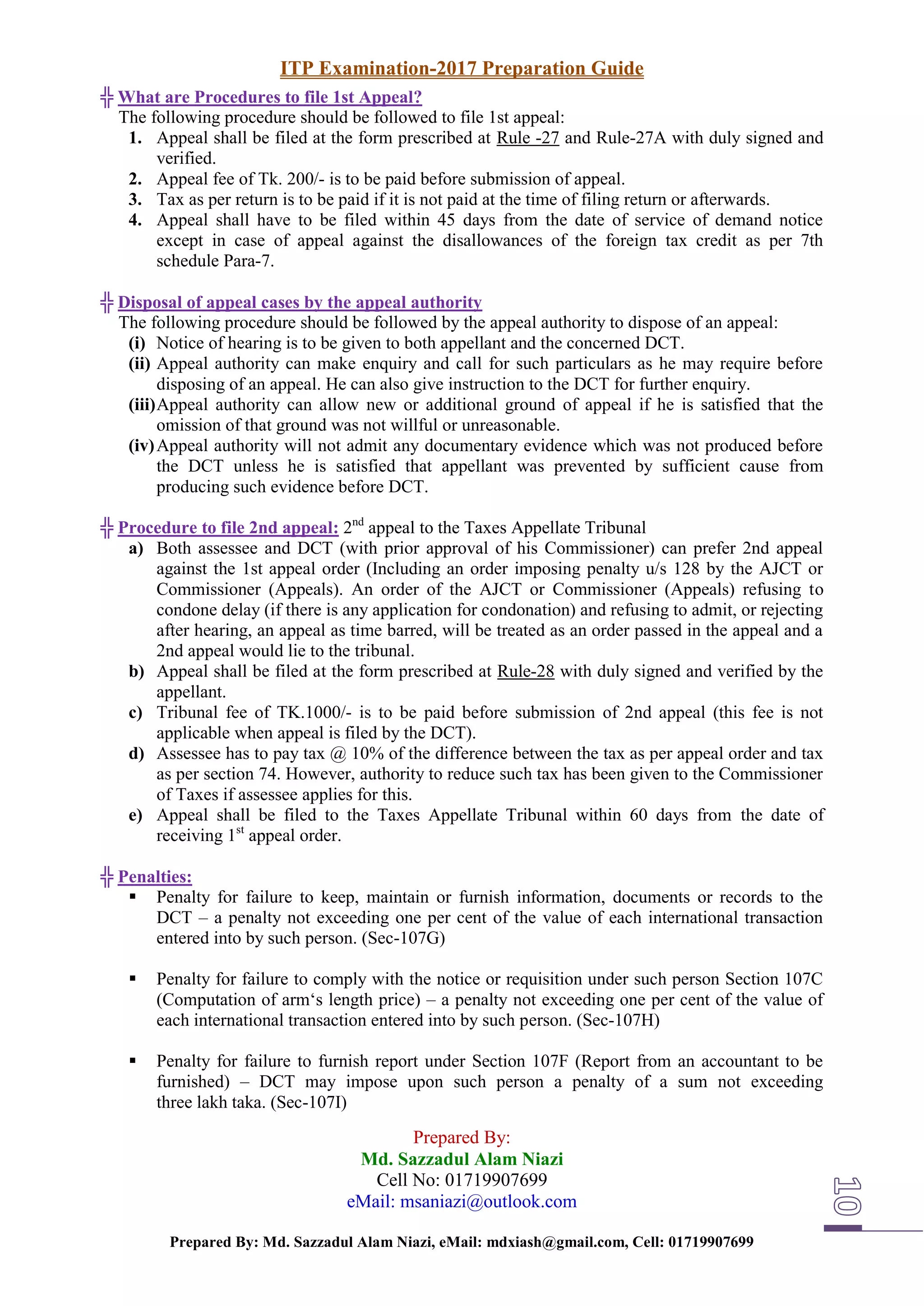 Itp exam-preparation-guide | PDF