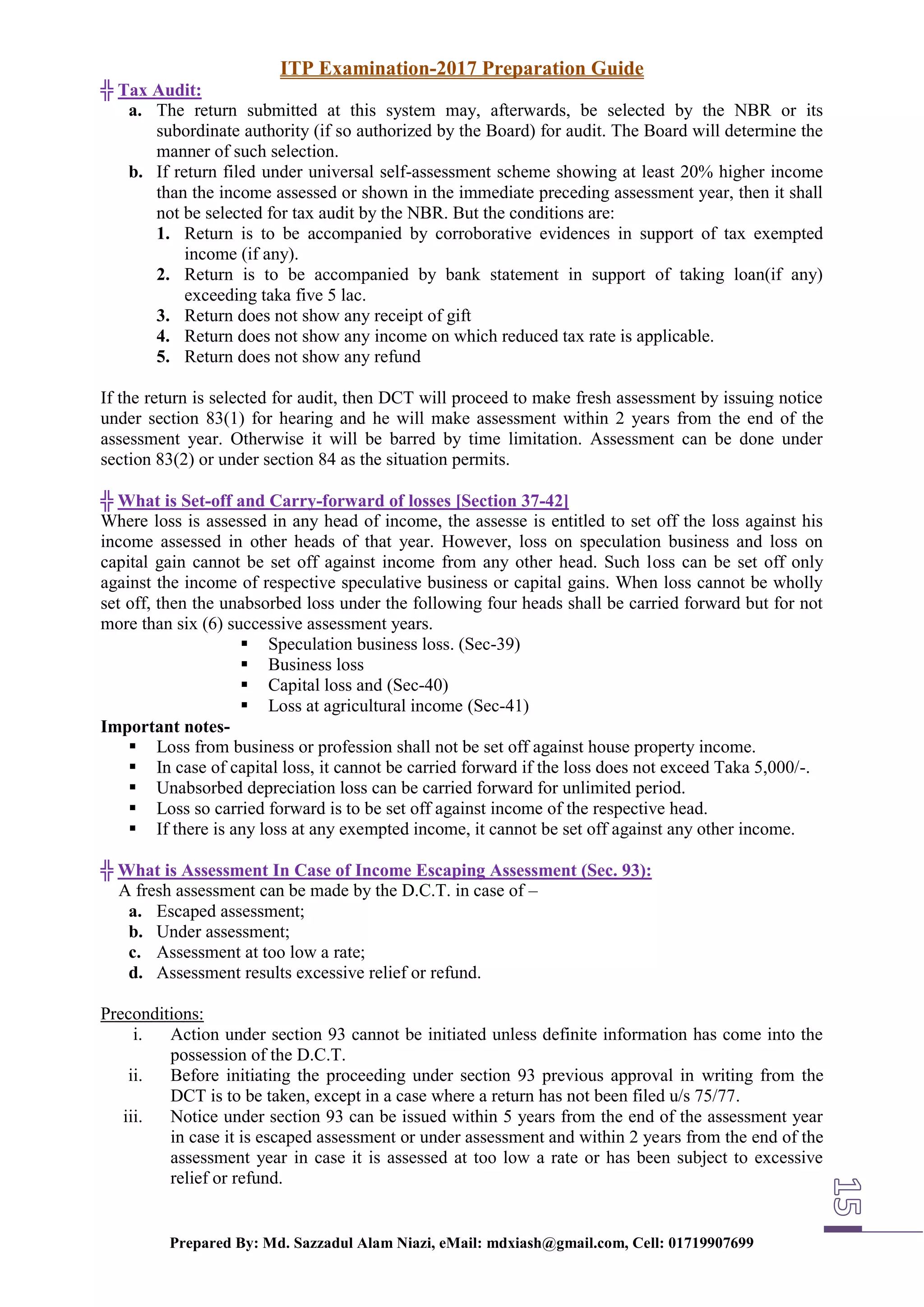Itp exam-preparation-guide | PDF