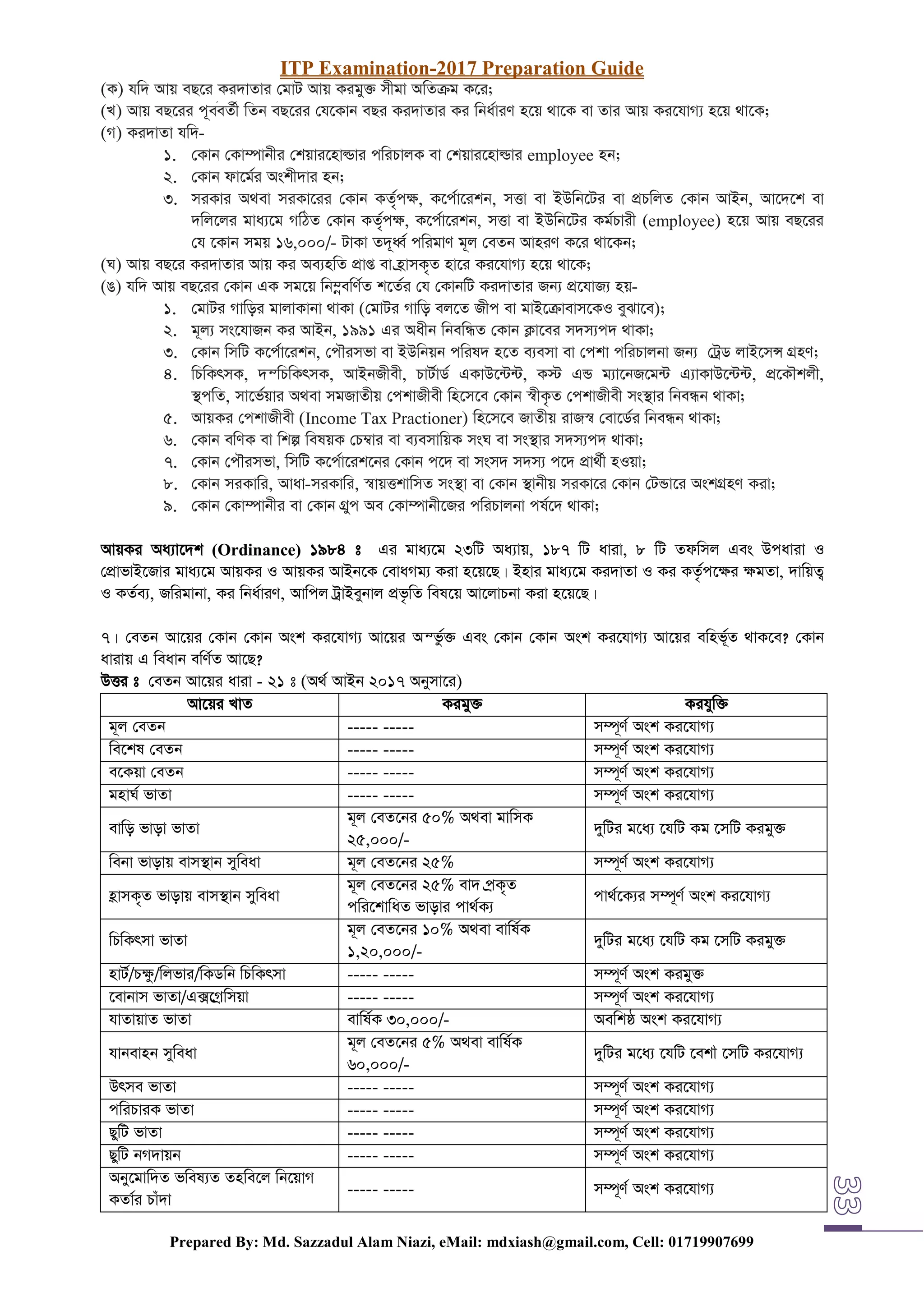 Itp exam-preparation-guide | PDF