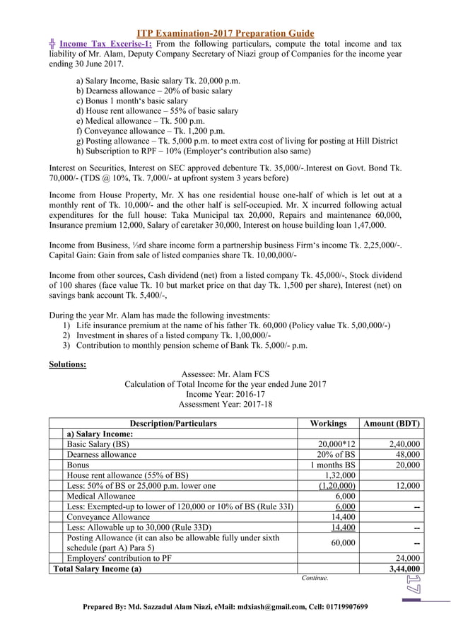 Itp exam-preparation-guide | PDF | Business Accounting & Finance | Business