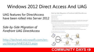 Forefront Unified Access Gateway 2010: An Introduction To Enterprise Features | PPT