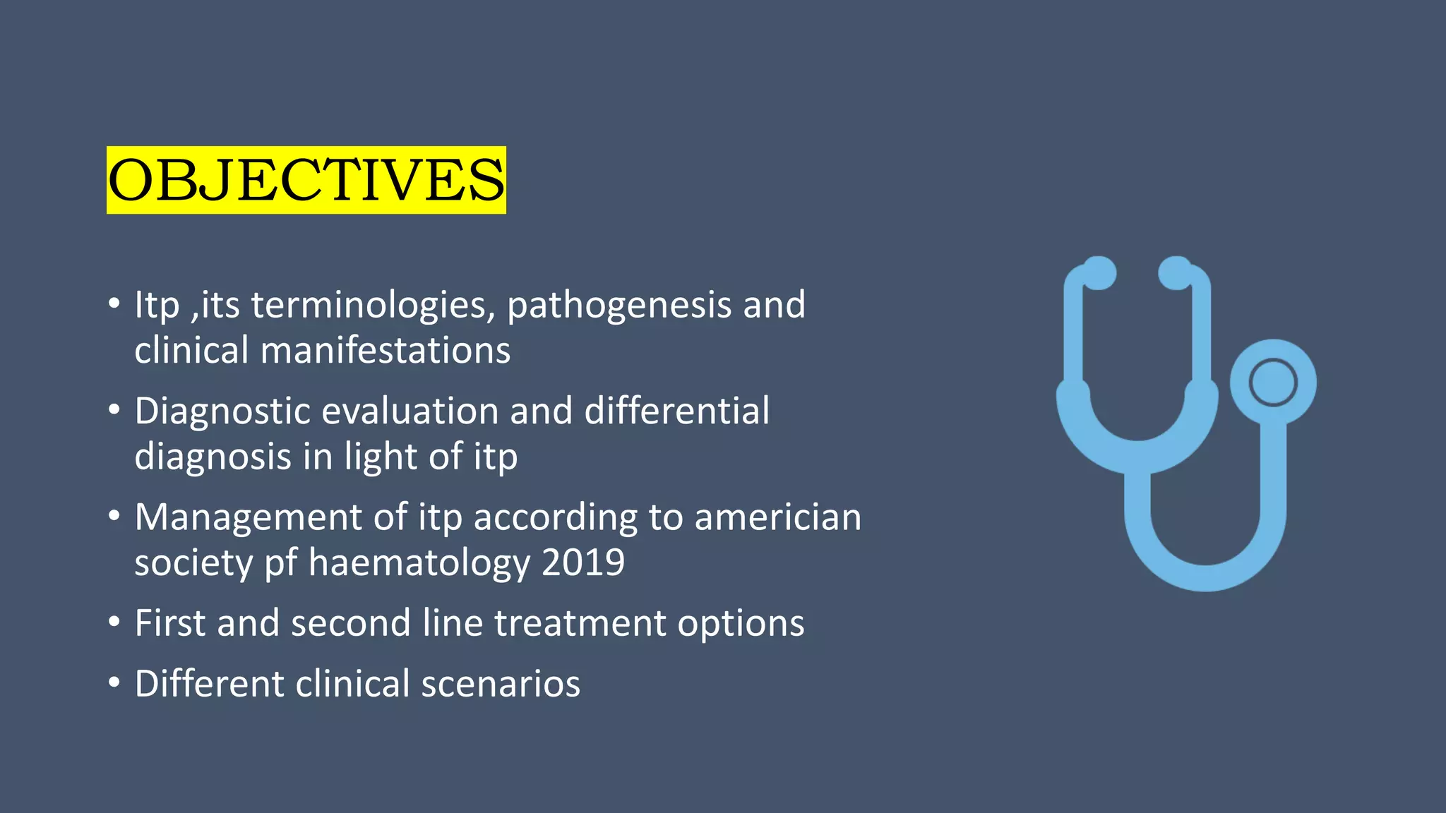 ITP (Immune Thrombocytopenia) | PPTX