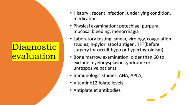 ITP (Immune Thrombocytopenia) | PPTX