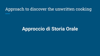 Storia orale della cucina contadina italiana | PDF | Cooking | Food & Drink