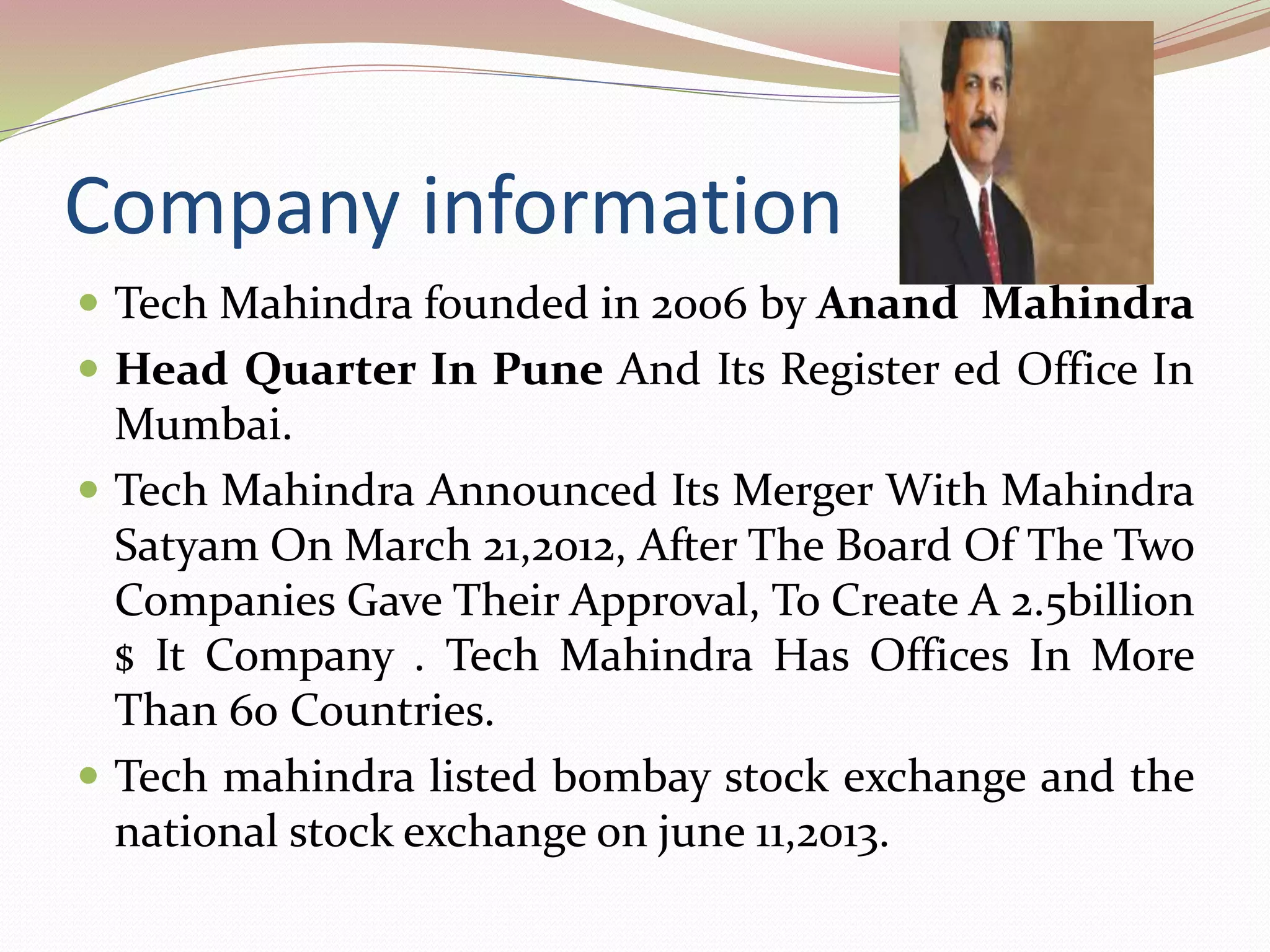 Tech Mahindra | PPTX