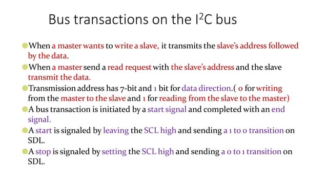 Embedded Networking - Serial Bus Communication Protocols – I2C Bus | PDF