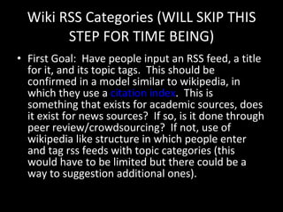 ITP Web Dev Final: RSSuscitation | PPT