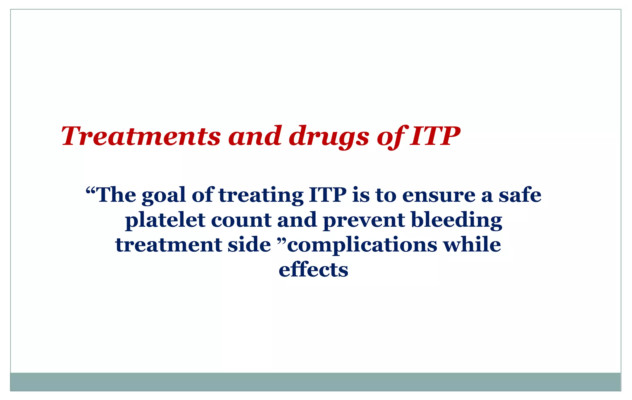 Idiopathic thrombocytopenic purpura | PPTX