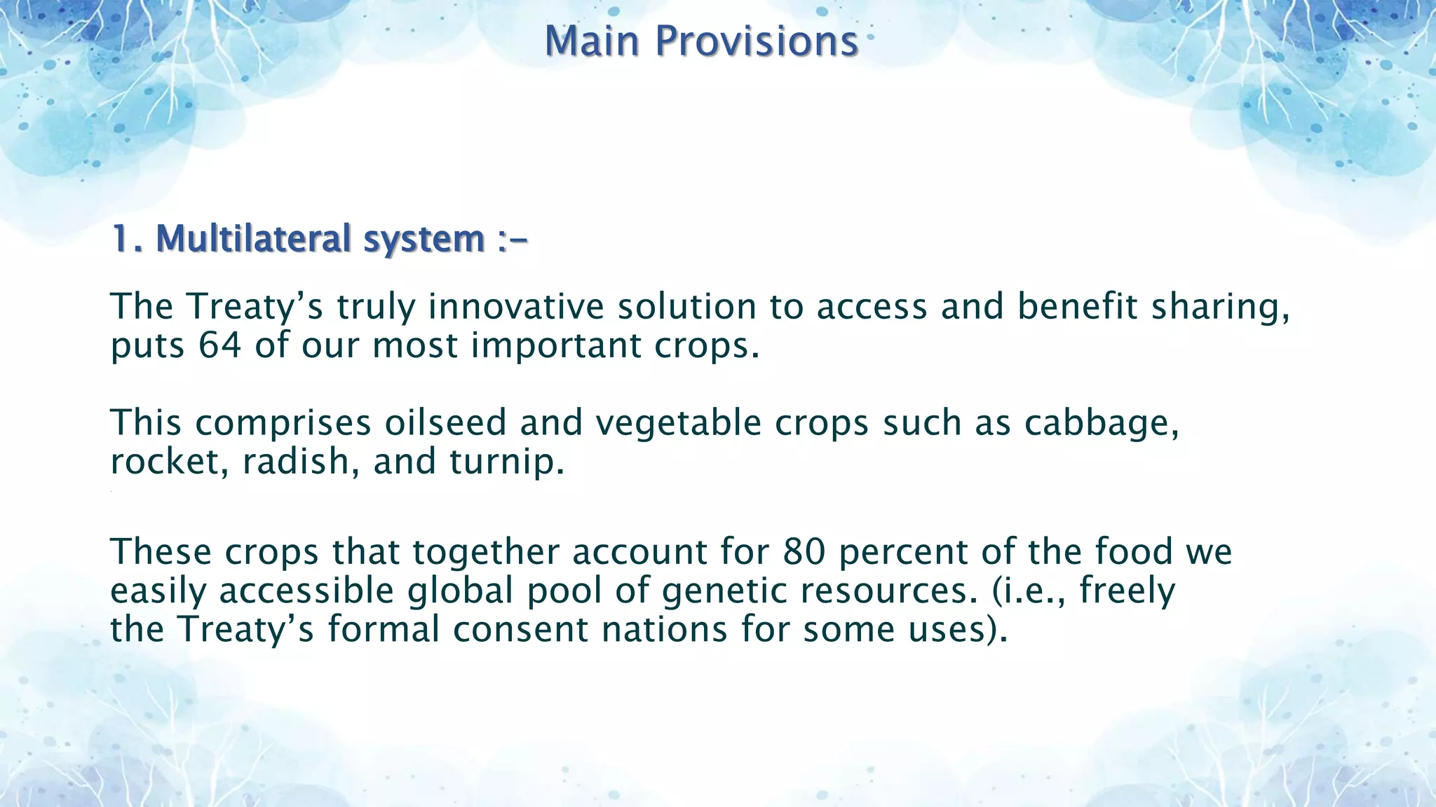 Itpgrfa presentation | PPTX