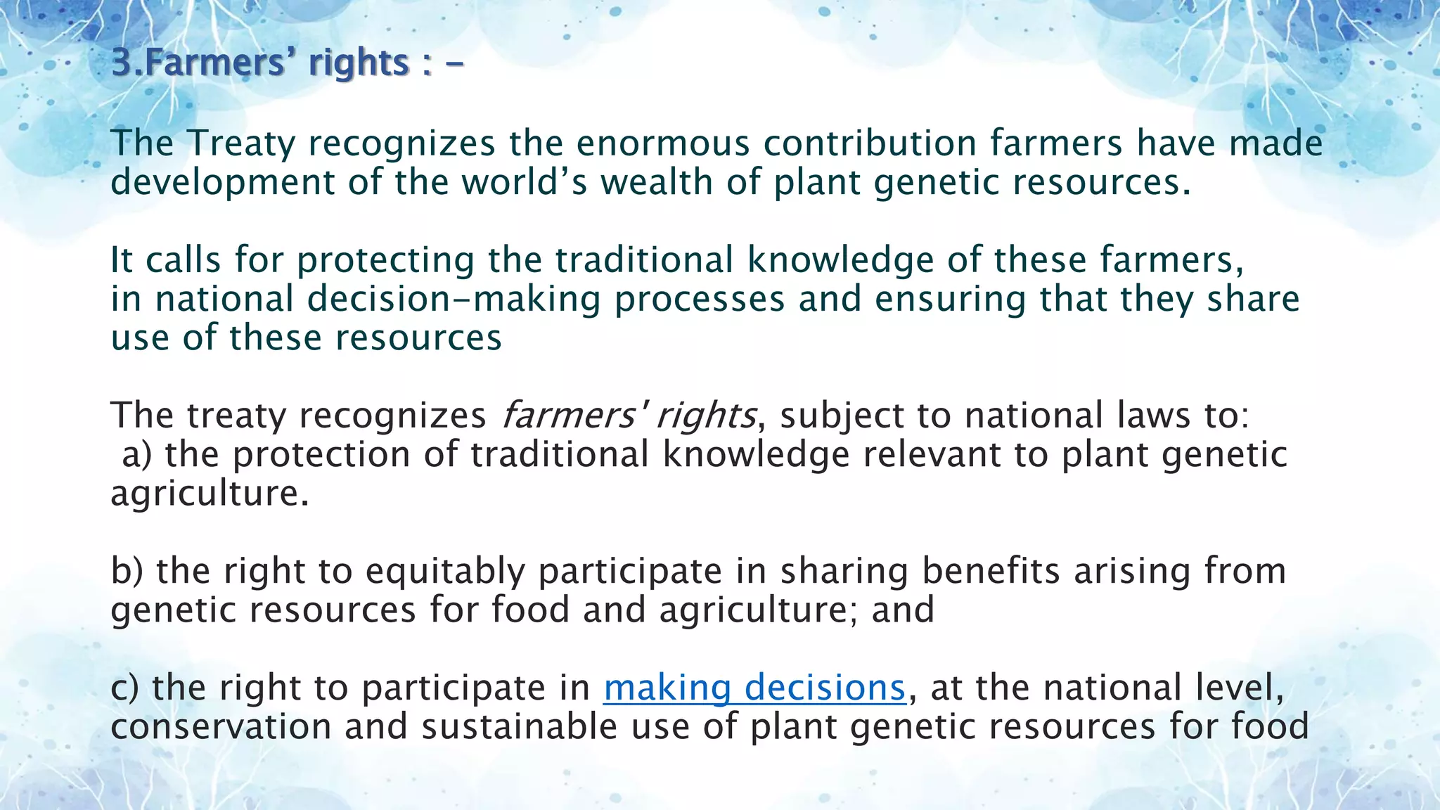 Itpgrfa presentation | PPTX