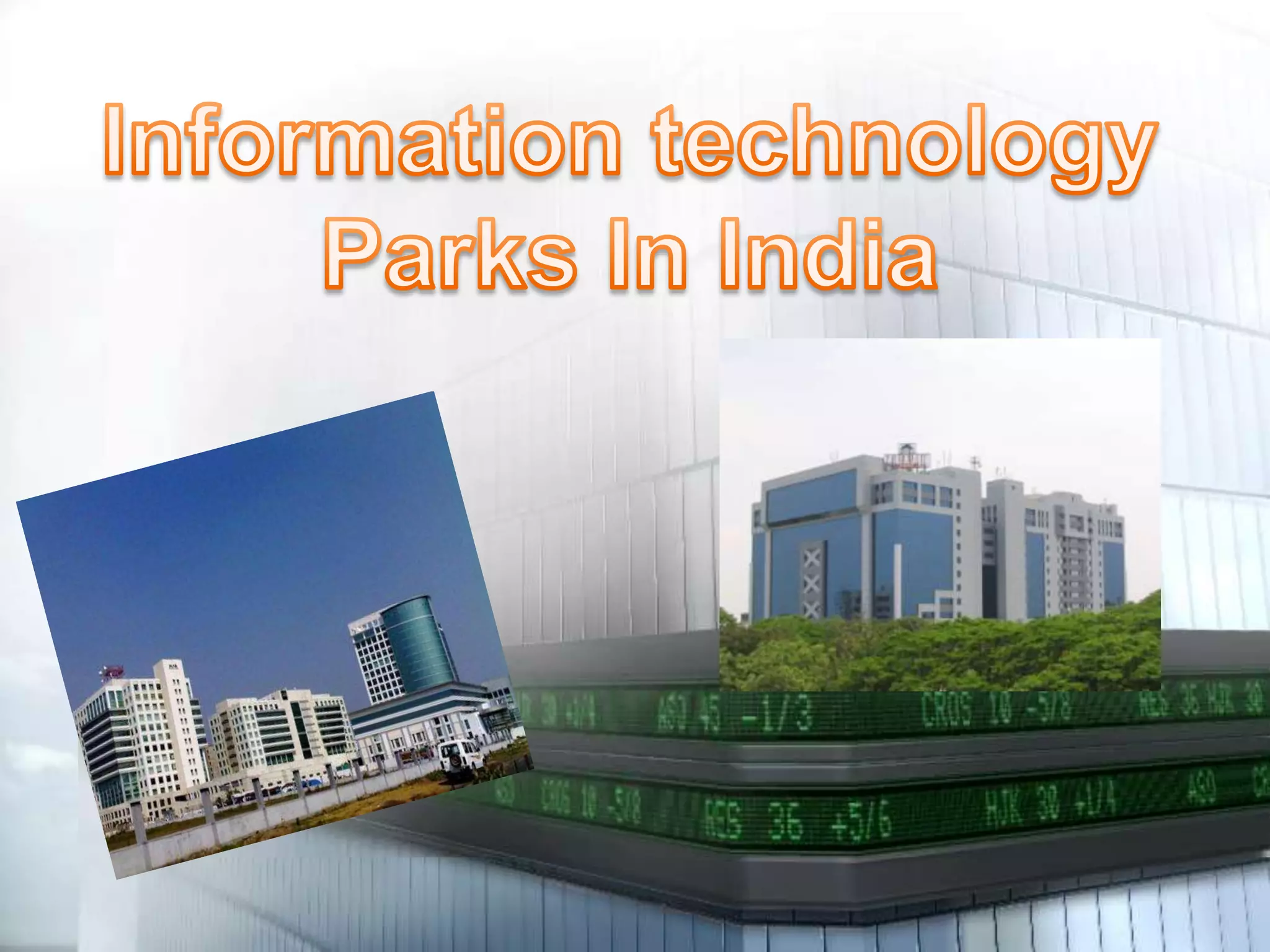 IT parks in india | PPTX
