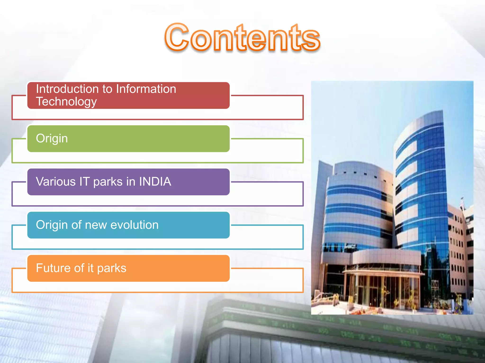 IT parks in india | PPTX