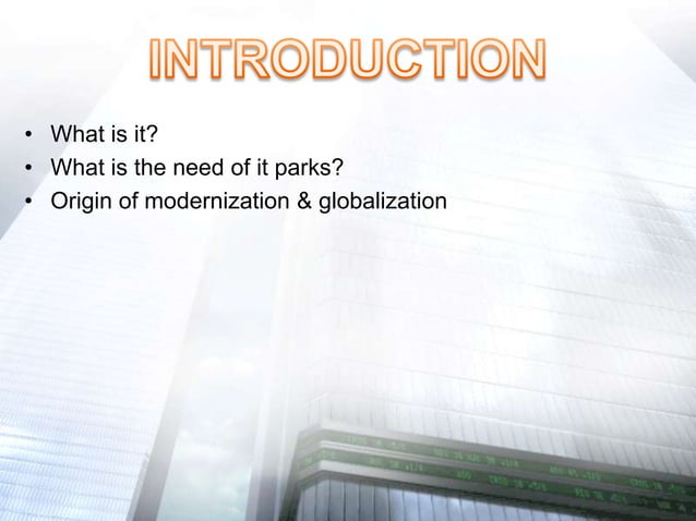 IT parks in india | PPTX
