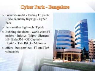 IT parks in india | PPTX