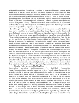 Managing Land as A Resource for Financing Urban Infrastructure | DOCX