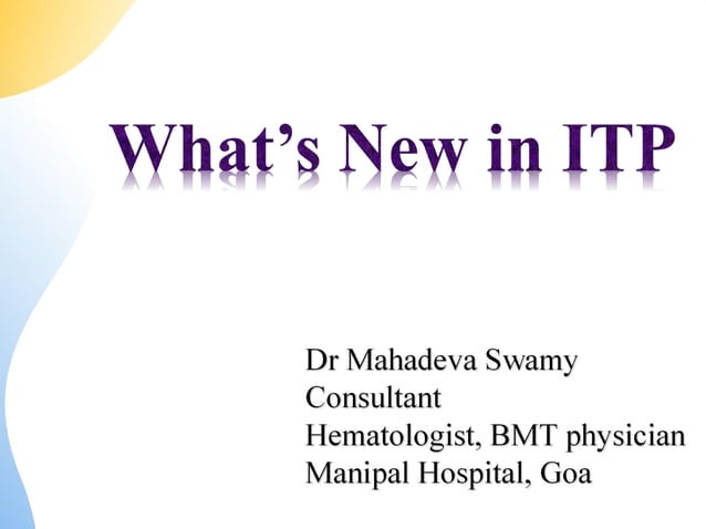 What is New in ITP | PPT