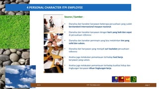 ITPI Technology - Value on Employee Character Building | PPTX