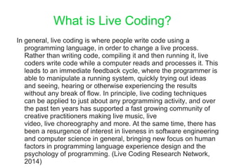 Itp live coding | PPT