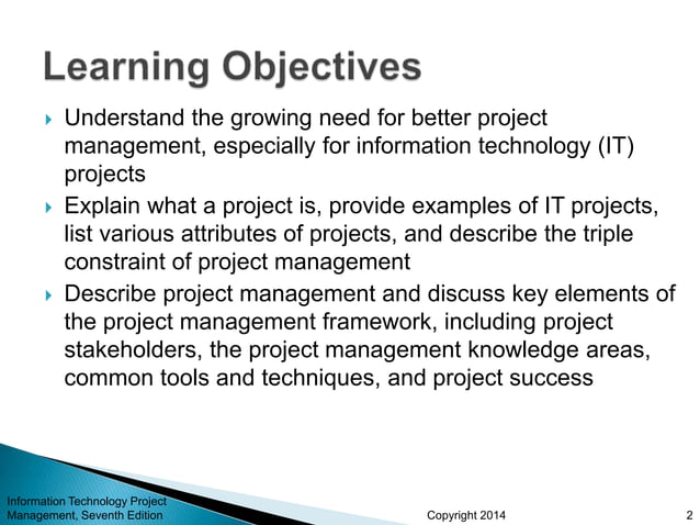 Information Technology Project Management - part 01 | PPTX | Computer ...