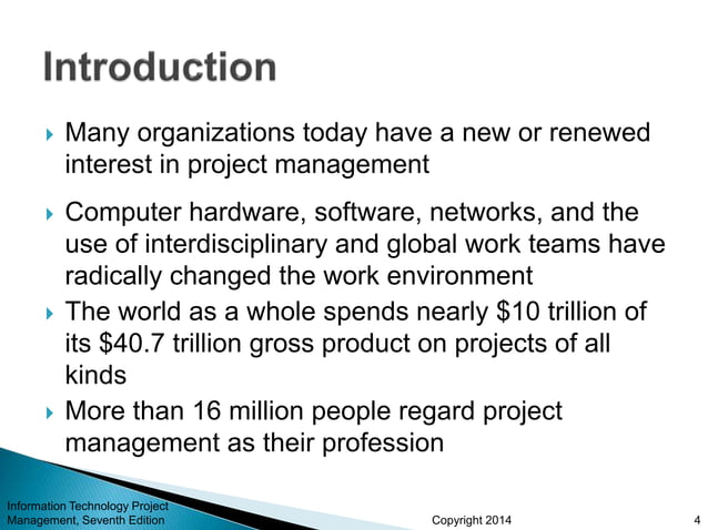 Information Technology Project Management - part 01 | PPTX | Computer ...