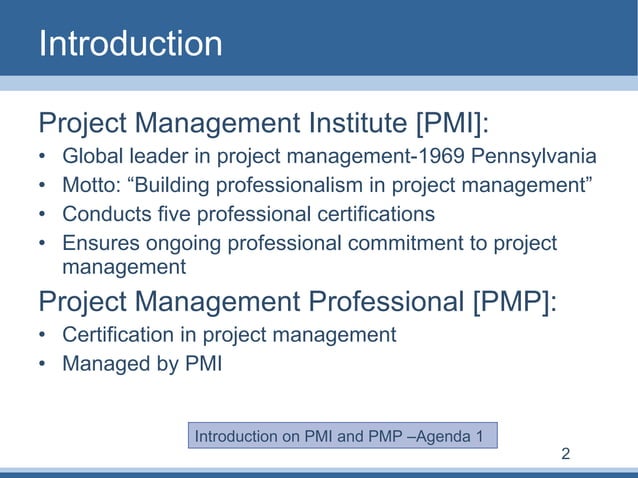 PMP certification | PPT