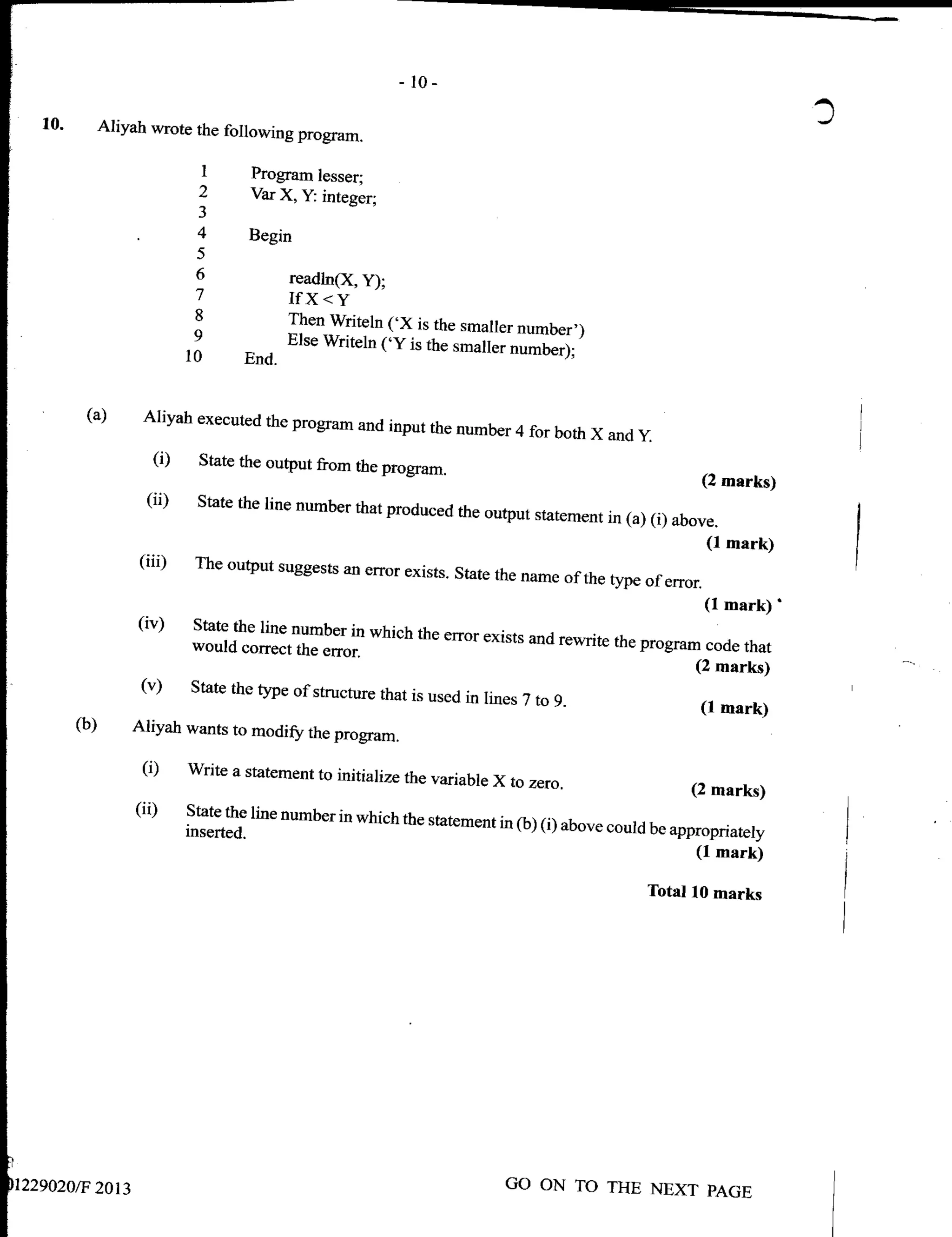 CSEC Information Technology Past Papers | PDF