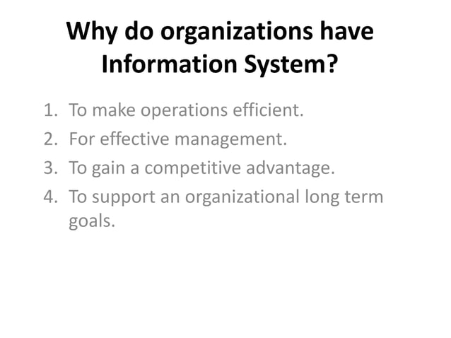 information system | PPT