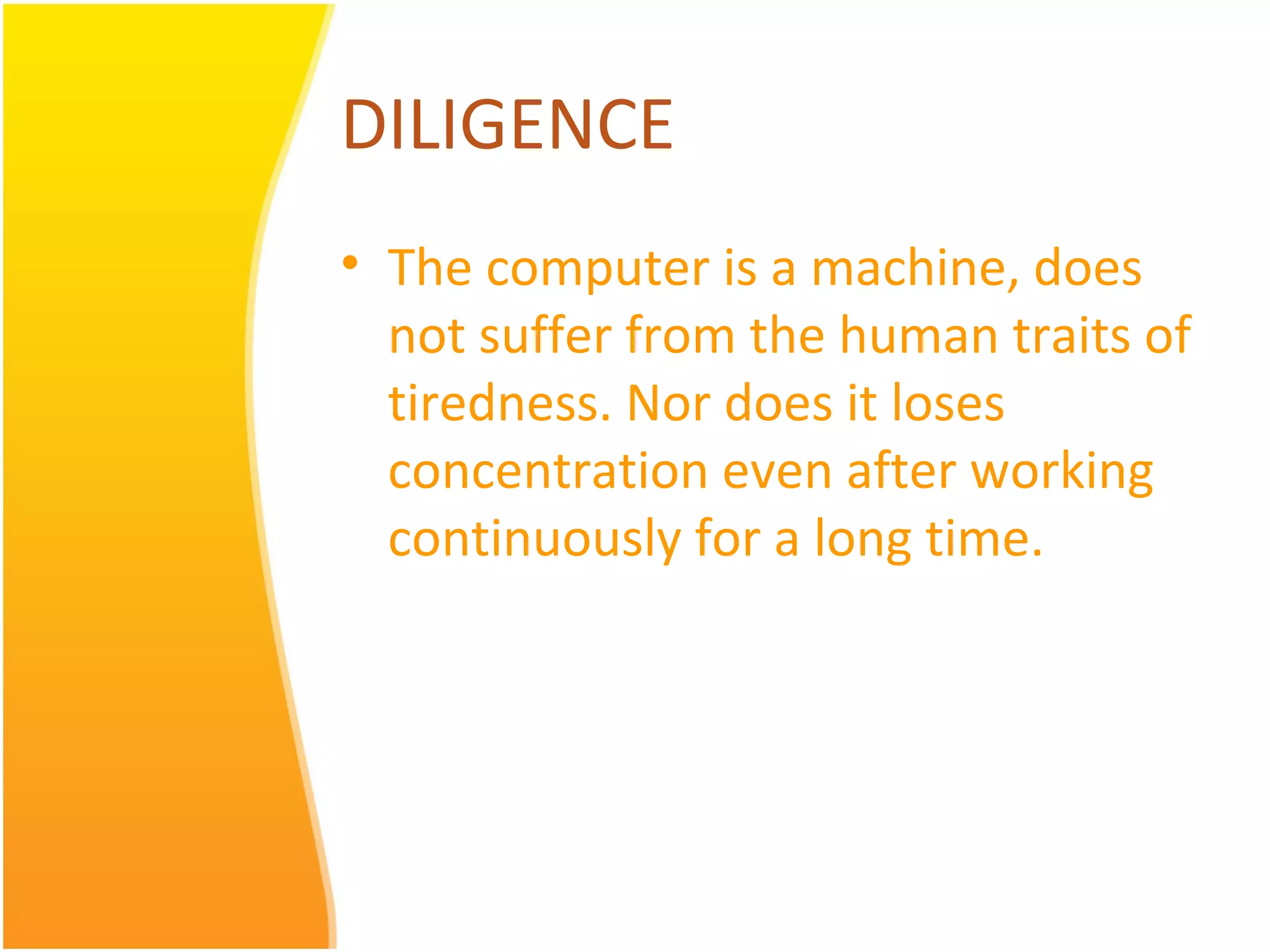 characterstics of computer | PPT