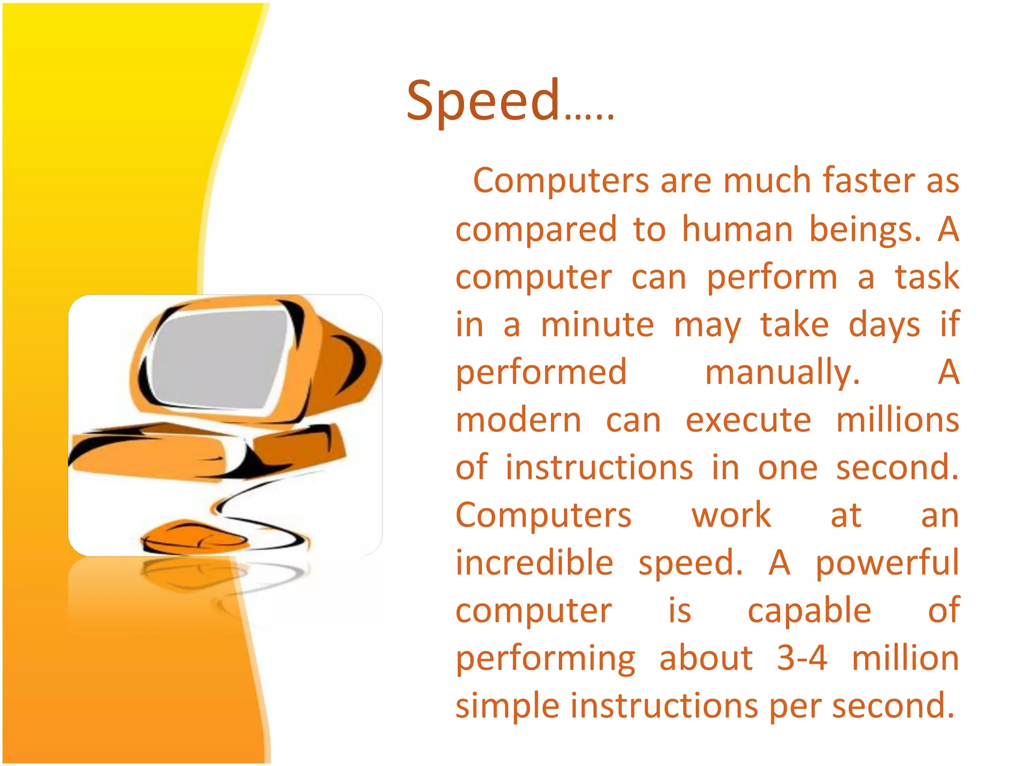 characterstics of computer | PPT