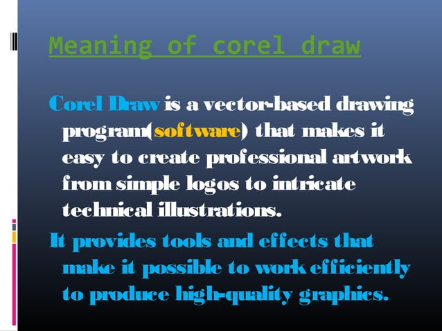 corldraw | PPT