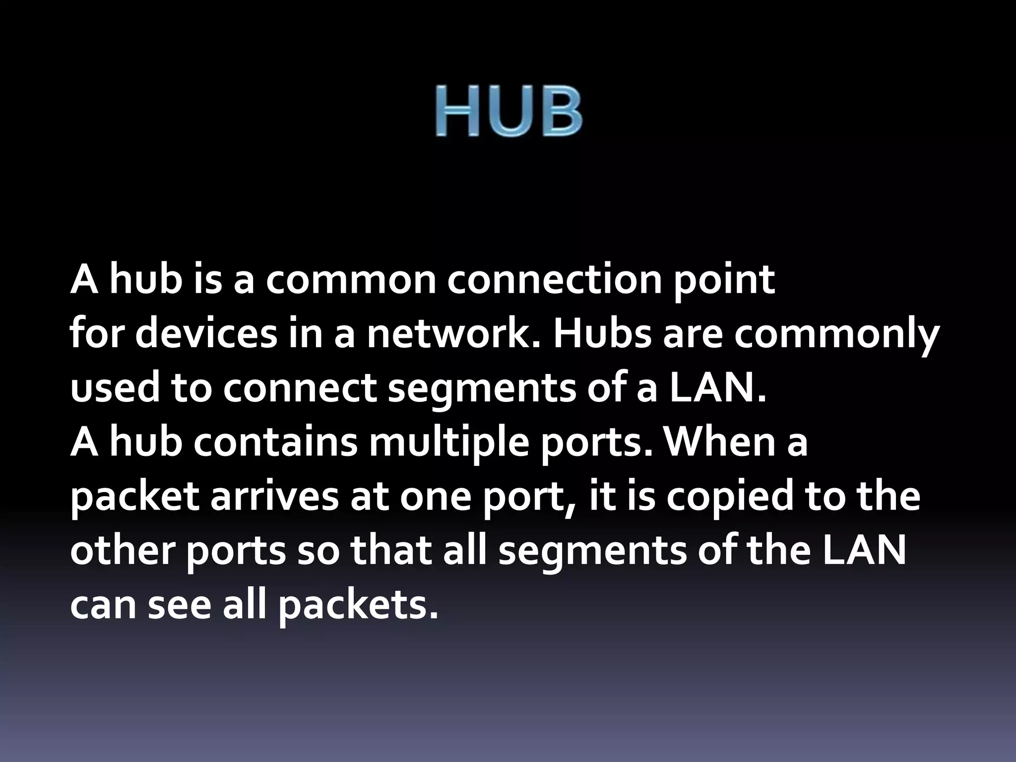 Networking Devices | PPTX